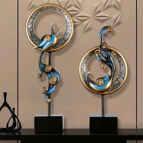 Jual Ornamen Pajangan Patung Merak Desain Indah Dan Sangat Cantik ...