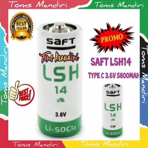 Jual Battery Saft LSH14 Series Type C 3,6v 5800Mah 5.8ah Batterai Saft ...