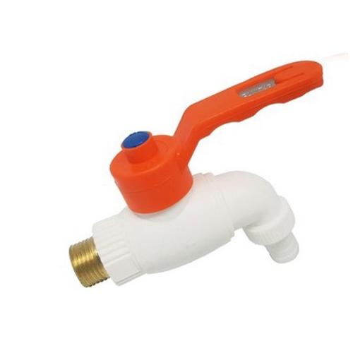 Jual Kran PVC JUMBO drat KUNINGAN GAGANG BESI KUAT SUPER TEBAL BODY ...