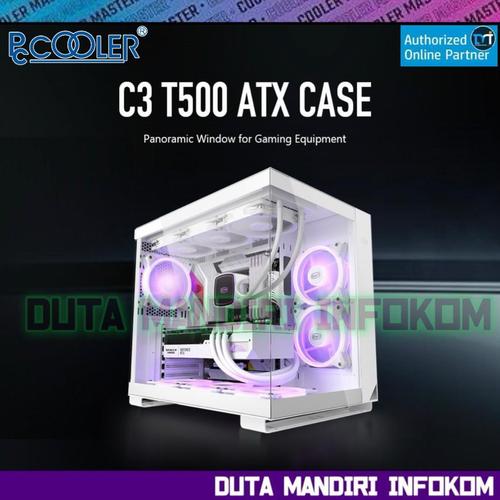 Promo PCCooler C3 T500 ARGB - Tempered Glass Mid Tower ATX Gaming Case ...