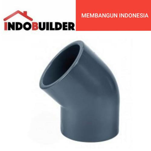Jual KNEE PVC 45 DERAJAT 3 INCH AW TEBAL / ELBOW PVC 45 DEGREE - Kab ...