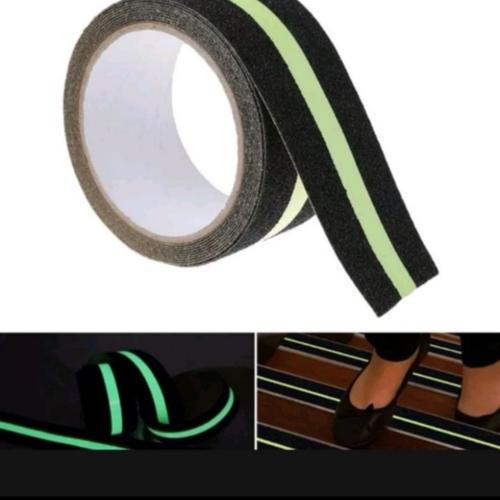 Promo Lakban Anti Slip Tangga Glow In The Dark-Sticker Stiker Fosfor 2 ...