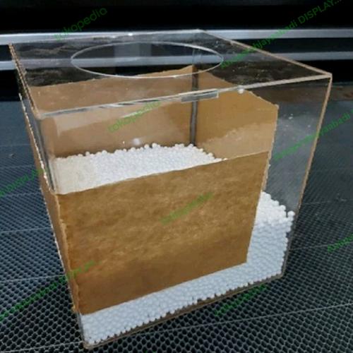 Jual ACRYLIC BOX LUCKY DIP/ KOTAK UNDIAN ACRILIC+BUTIR STEROFOAM ...