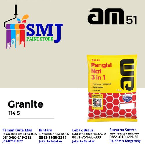 Jual Nat Keramik Anti Asam, Jamur & Air SUPER PREMIUM AM 51 Tile Grout ...