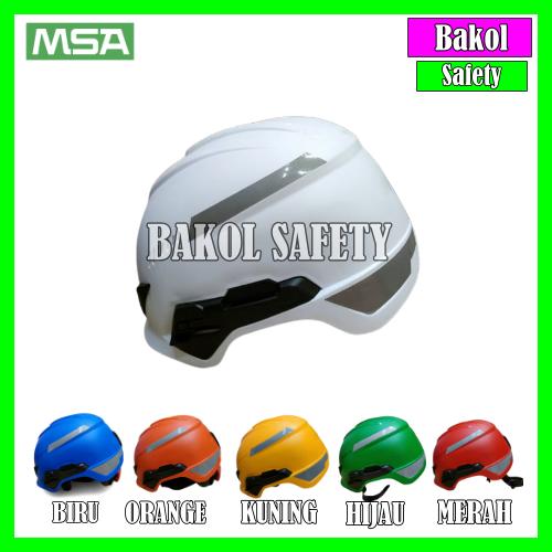 Jual HELM SAFETY CLIMBING MSA V-GARD H1 FASTTRACK SNI - Merah - Jakarta ...