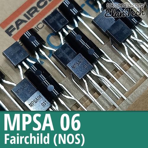 Jual MPSA06 Original Fairchild MPSA 06 NPN BJT Transistor ElanTech ...