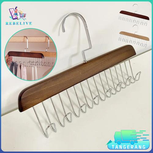 Jual Gantungan Wooden Hook Hanger Kayu Gantungan Tas Topi Baju ...