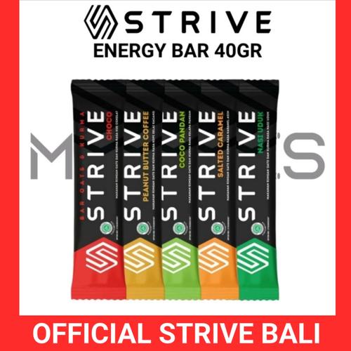 Jual ENERGY BAR 40G Healthy Snack Per 1 Box 5 Bars by Strive Nutrition ...