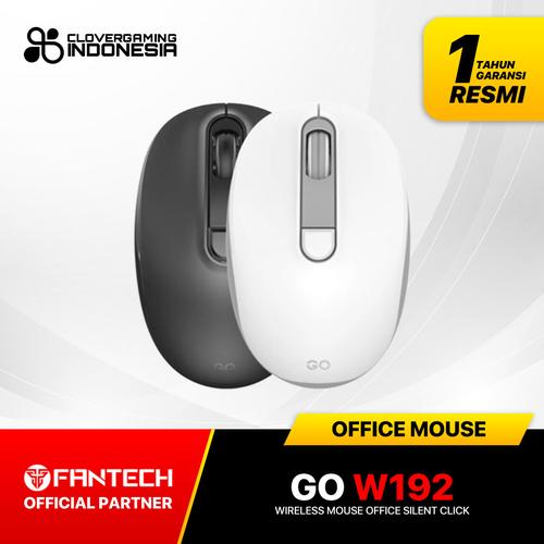 Jual Fantech W192 - W-192 GO Wireless Silent Click Mouse - Black - Kota ...