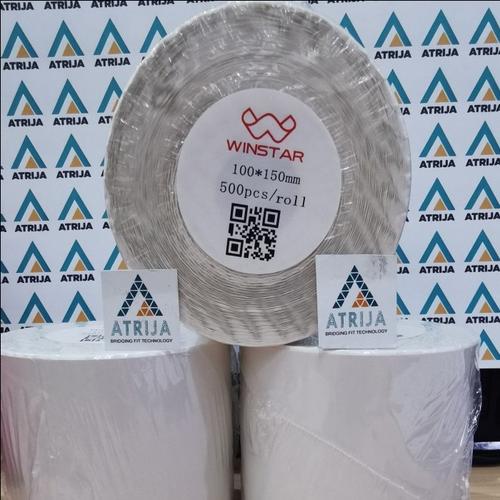 Jual Label Barcode 100 x 150 mm Kertas Sticker Thermal Resi 100x155mm ...