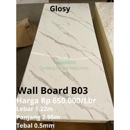 Jual Wall board pvc 1.22m x 2.95m x 5mm / Pvc Dinding - B01 - Jakarta ...