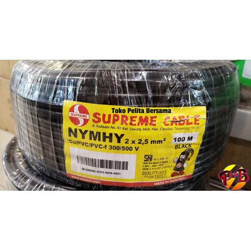 Jual Kabel NYYHY atau NYMHY 2 x 2.5 mm Supreme - 100 Meter - Jakarta ...