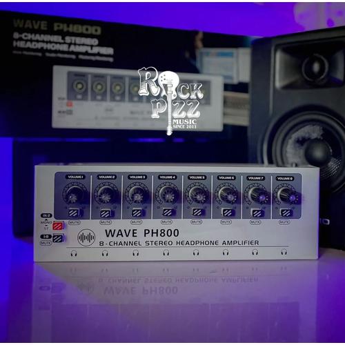 Jual WAVE AUDIO PH800 8-CHANNEL STEREO HEADPHONE AMPLIFIER - Kab ...