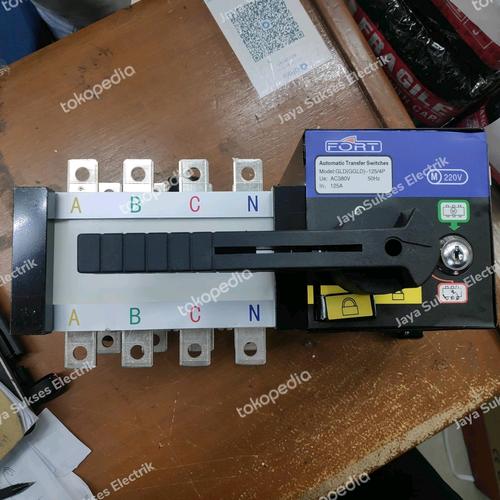 Jual ATS 4P 100A Atys Cos Motorized GGLD-100 Fort Automatic tranfer ...