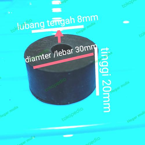 Promo karet monting 2cm × 3cm atw rubber mounting engine dudukan ac dll ...
