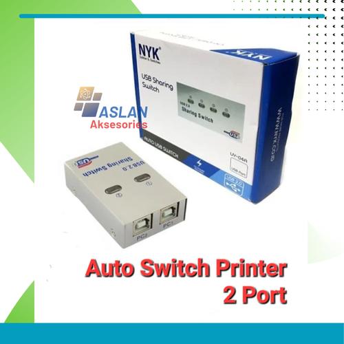 Jual Switch printer usb 2.0 Splitter Printer 2 Port / 1 Printer 2 ...
