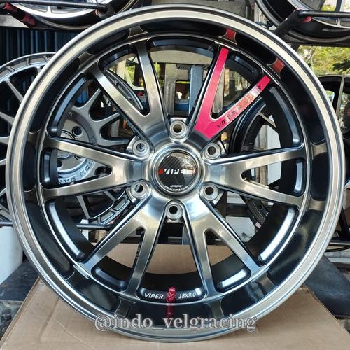 Jual velg FF1 VIPER VRS R18 utk pajero, fortuner, triton, hilux, dll - flat black - Jakarta ...
