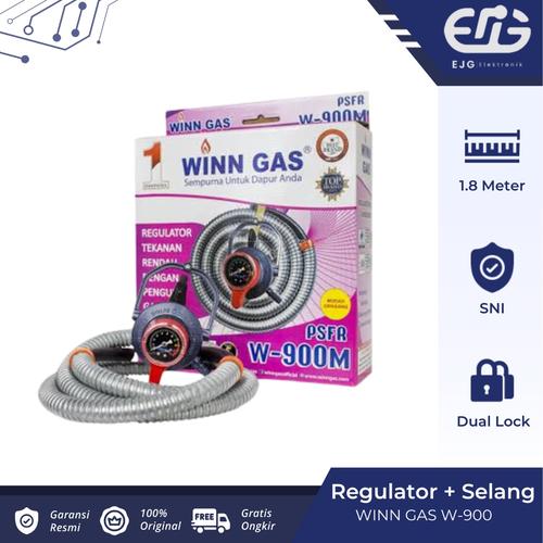 Jual Selang paket Win Gas PSFR W900M Selang dan Regulator W 900 M ...