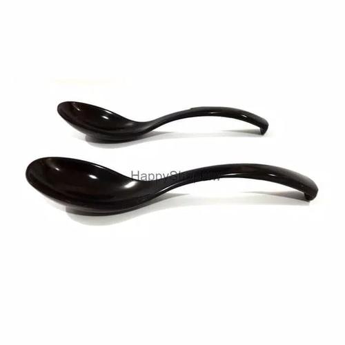 Jual Sendok Hitam Putih Jepang Bento Makan Nasi Bubur Sayur Lauk Sup ...