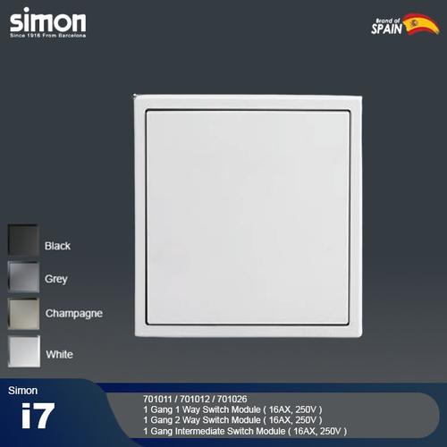 Jual SIMON i7 1 Gang 1 / 2 Way Switch Module ( 16AX, 250V ) 701011 / ...