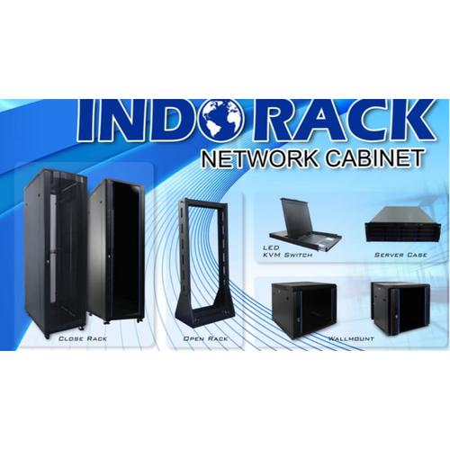 Jual Rack Server 19" 42U IR11542G Indorack Close Rack Glass Door ...