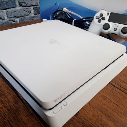Jual PS4 Slim Original Glacier White Putih playstation4 - 1TB - Kota ...