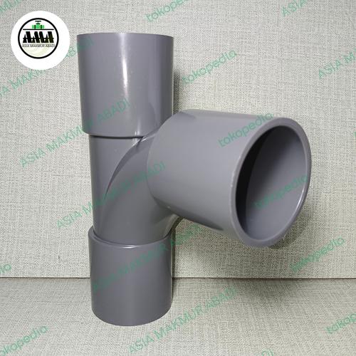 Jual TY 90° LARGE RADIUS TEE PVC 100 X 50 MM 4" X 2" INCH RUCIKA AW TEBAL - Jakarta Pusat - ASIA ...