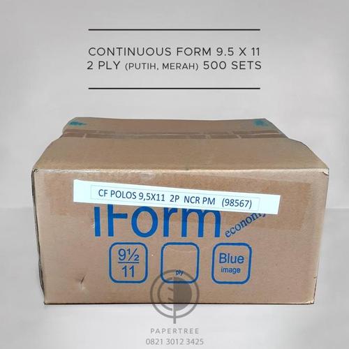 Jual KERTAS | CONTINUOUS FORM I-FORM ECONO 2 PLY 9.5 X 11 ATAU 9.5 X 11 ...