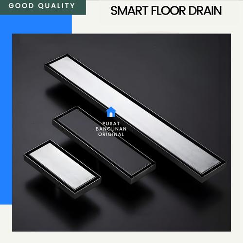 Jual SARINGAN GOT SMART DRAIN SUS 304 FLOOR DRAIN MINIMALIS 30 CM 60 CM ...