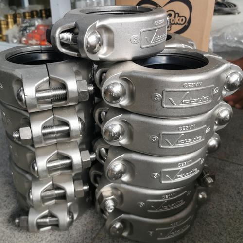 Jual Clamp Victaulic SS Duplex 4" CE8MN Style 77DX EW EPDM Gasket ...