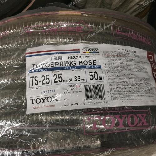 Jual Selang Spring Toyox TS-25 /25x33mm Selang Spiral kawat 1" 50 meter ...