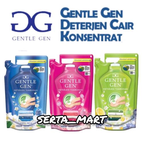 Jual Gentle Gen Deterjen Cair Konsentrat Morning Breeze Pouch 360ml ...