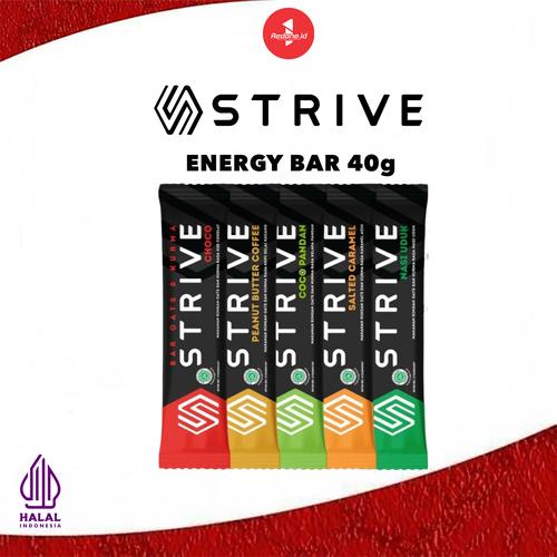 Promo Strive Energy Bar 40g - Suplemen Olahraga BPOM Halal - Choco ...