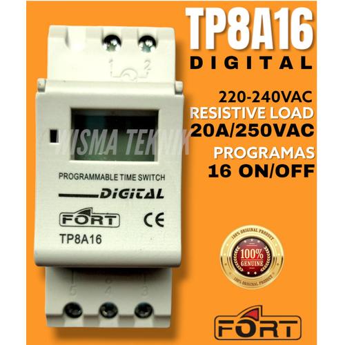 Jual TIMER Weekly Digital Timer TP8A16 Fort - Jakarta Timur - Wisma ...