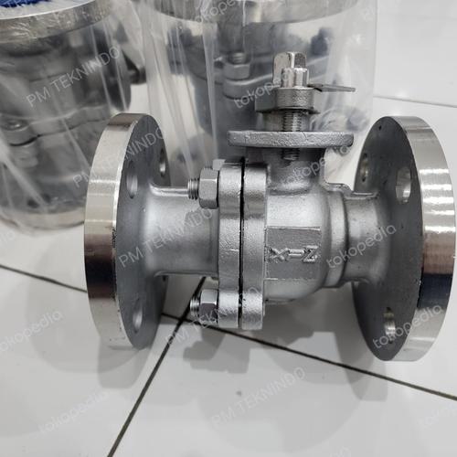 Jual Ball Valve Stainless SS304 PN16 Flange 3"( inch)/DN 80 - Jakarta ...