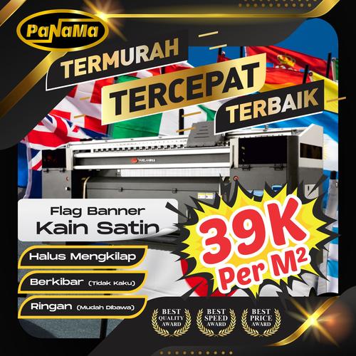 Jual Cetak Spanduk Kain SATIN / Print Flag Banner / Spanduk Pecel Lele ...