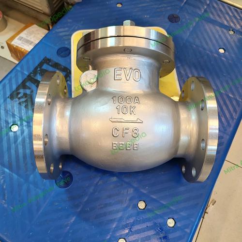 Jual Swing Check Valve SS304 JIS 10K 3"inch Check Valve Stainless 304 ...