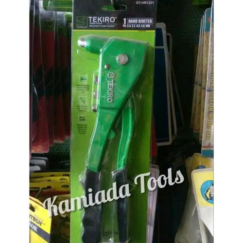 Jual Tang Rivet/ Tang Paku Tembak/ Hand Riveter TEKIRO GT-HR1231 - Kota ...