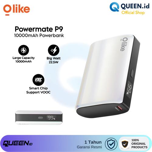 Jual Olike P9 Powermate 10000mAh Powerbank 22.5W USB TYPE C QC Digital ...