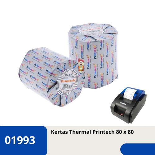 Promo Kertas Struk / Kasir / Paper Roll Thermal Printech 80 x 80 - Dus ...
