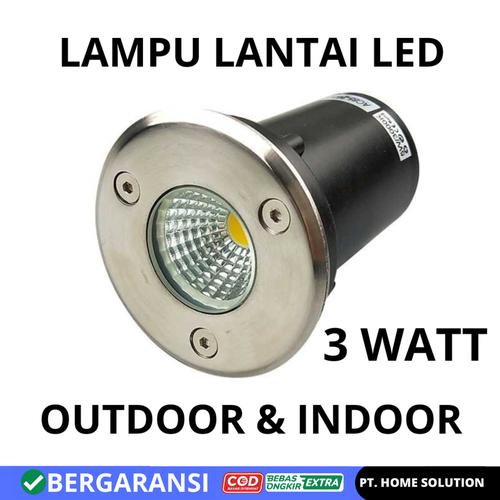 Promo Lampu Lantai Tanam Taman Tanah LED Underground Light Waterproof ...