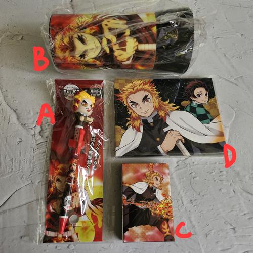 Jual merch kimetsu no yaiba rengoku pen lampu canvas playing card - d ...
