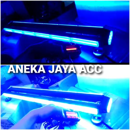 Jual Lampu Peringatan Lampu Polisi Dinas Strobo Led COB 4sisi 90cm ...