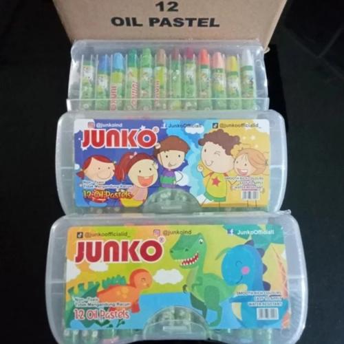 Jual Crayon Merk junko isi 12 Warna / Oil Pastel Junko 12 warna - Kab ...
