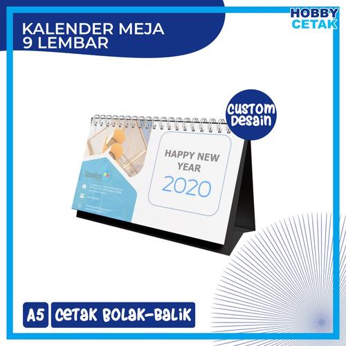 Jual Cetak Kalender Meja 9 Lembar Custom Desain - Tanpa laminasi - Kota ...