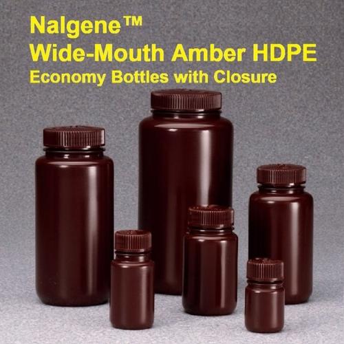 Jual Botol Sampel 500ml Amber Color 2185 Series Nalgene Wide mouth HDPE ...