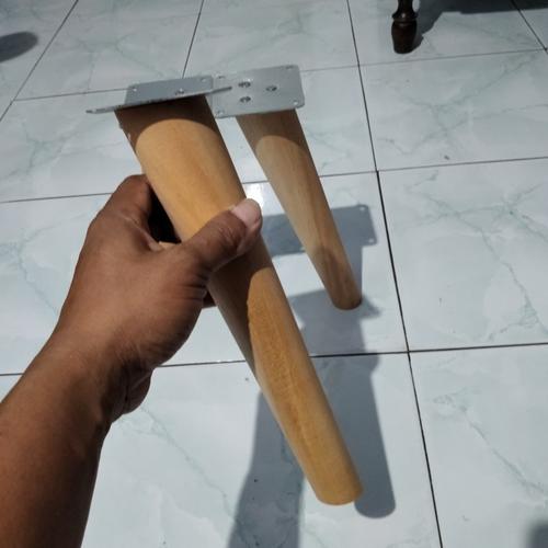 Promo kaki meja panjang 35cm pakai plat besi - lurus - Kab. Jombang ...