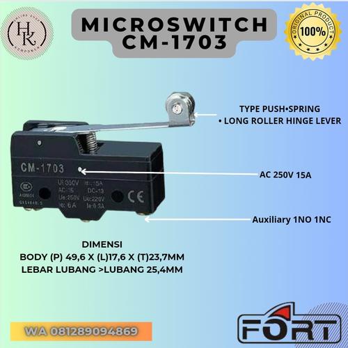 Jual Micro switch limit switch cm-1703 fort door switch panel - Jakarta ...