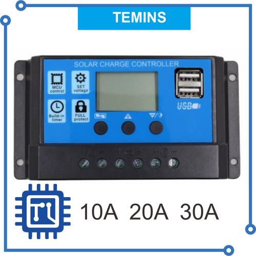 Jual Solar Charge Controller SCC PWM 12V/24V 10A 20A 30A - 30A - Kota ...