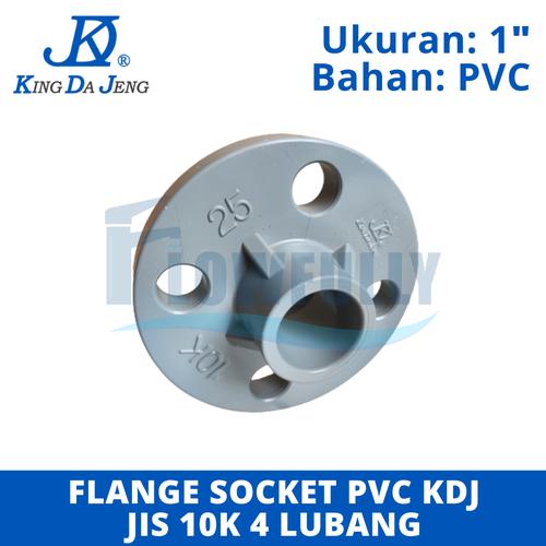Jual FLANGE PVC AW 1 INCH KDJ PLENDES FLEN SOCKET PIPA SAMBUNG BAUT TS ...